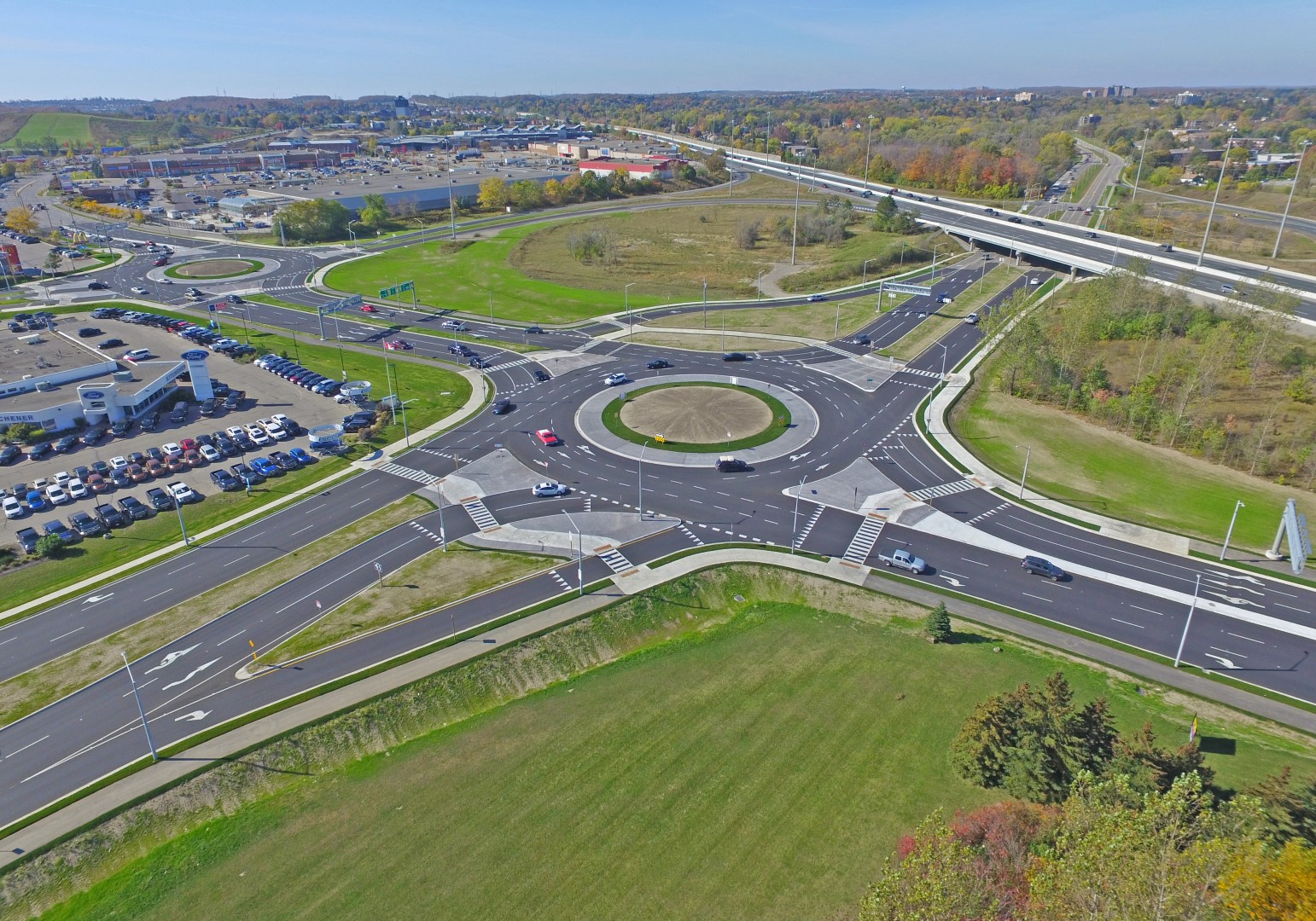 Ottawa Street Double Roundabouts - MTE